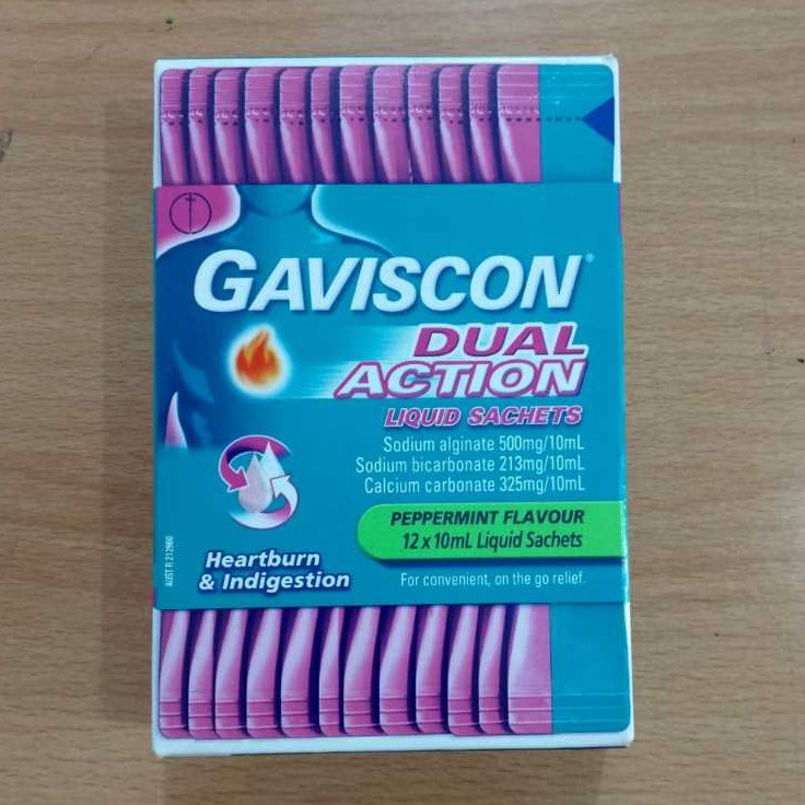 Jual 100% Asli - ED 09/2025 Gaviscon Double Action 12 x 10ml / Obat ...