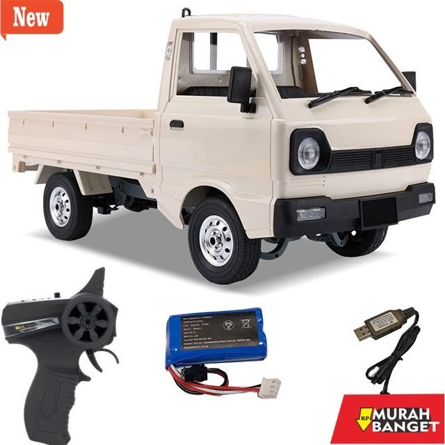 Jual CR mobil viral- WPL D12 SUZUKI CARRY PICKUP RC CAR 1:10 2.4GHZ 4WD ...