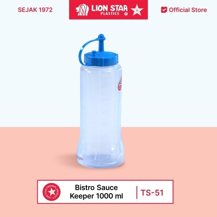 Jual LION STAR Botol Saos Bistro Sauce Keeper 1000 ml TS-51 | Shopee Indonesia