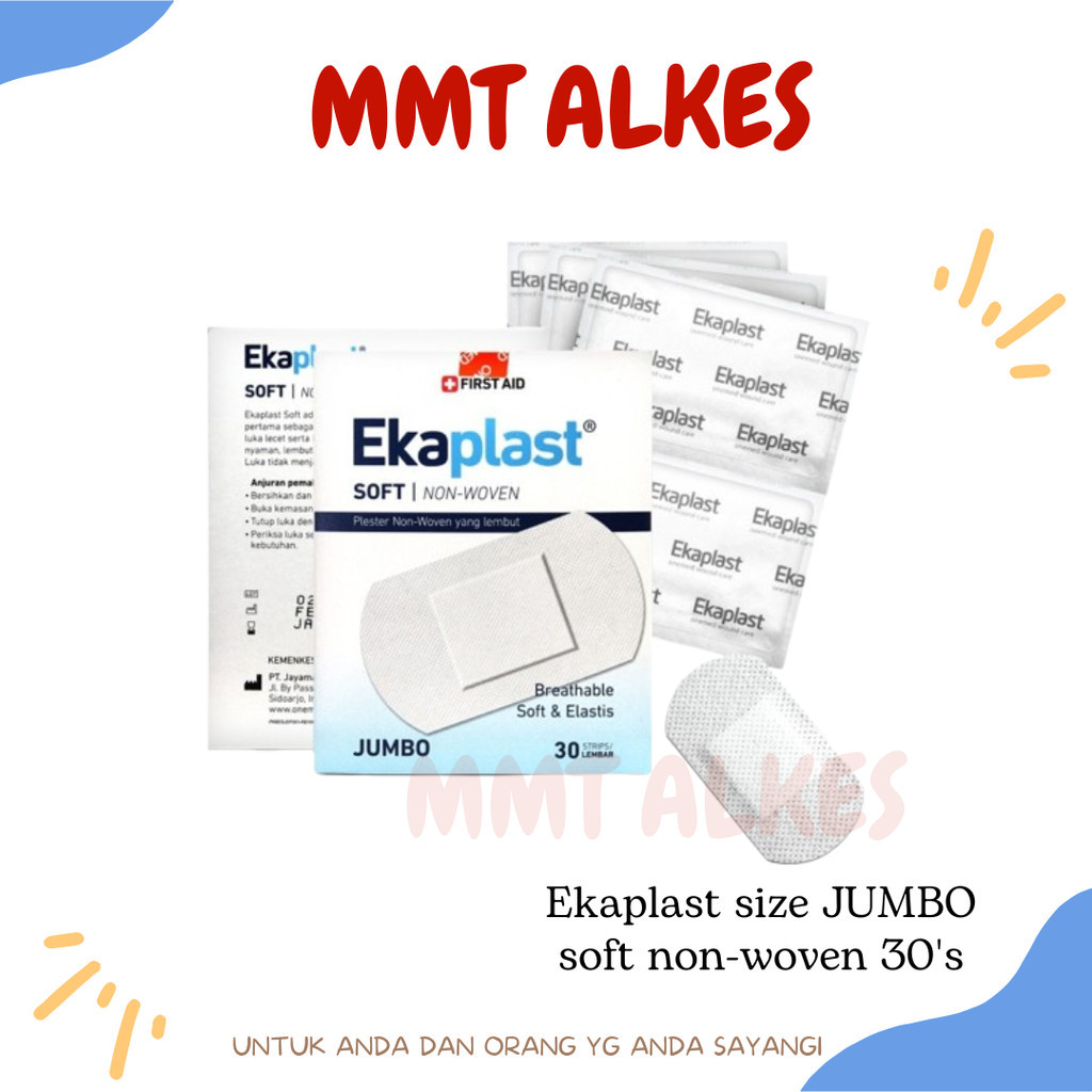 Jual EKAPLAST JUMBO Plester Luka Ekaplast Size Jumbo Onemed Plaster Non ...