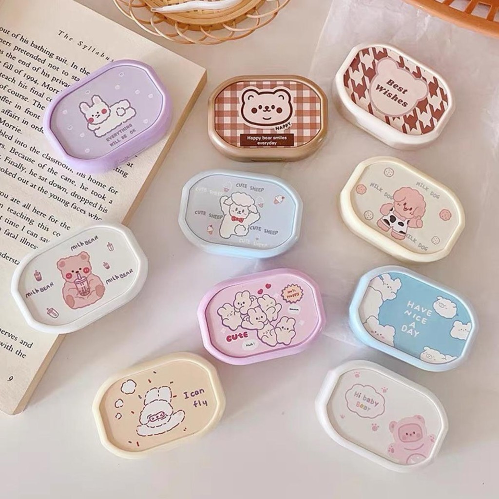 Jual Colorvista 1 Set Contact Lens Case Mixed colors Softlens box ...