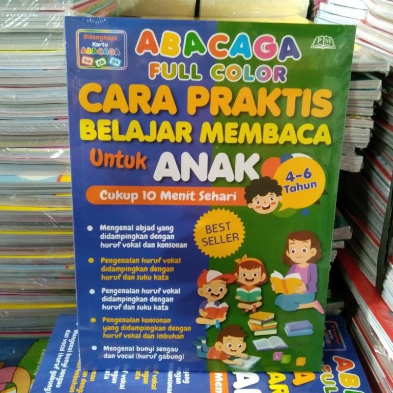 Jual BUKU ABACAGA CARA PRAKTIS BELAJAR MEMBACA UNTUK ANAK 4-6 TAHUN ...