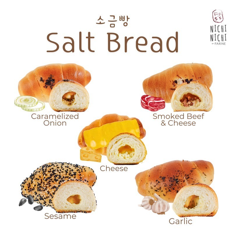 Jual ((NEW PRODUK)) Salt Bread Mix A Nichi Nichi by Farine - BEST SELLER | Shopee Indonesia