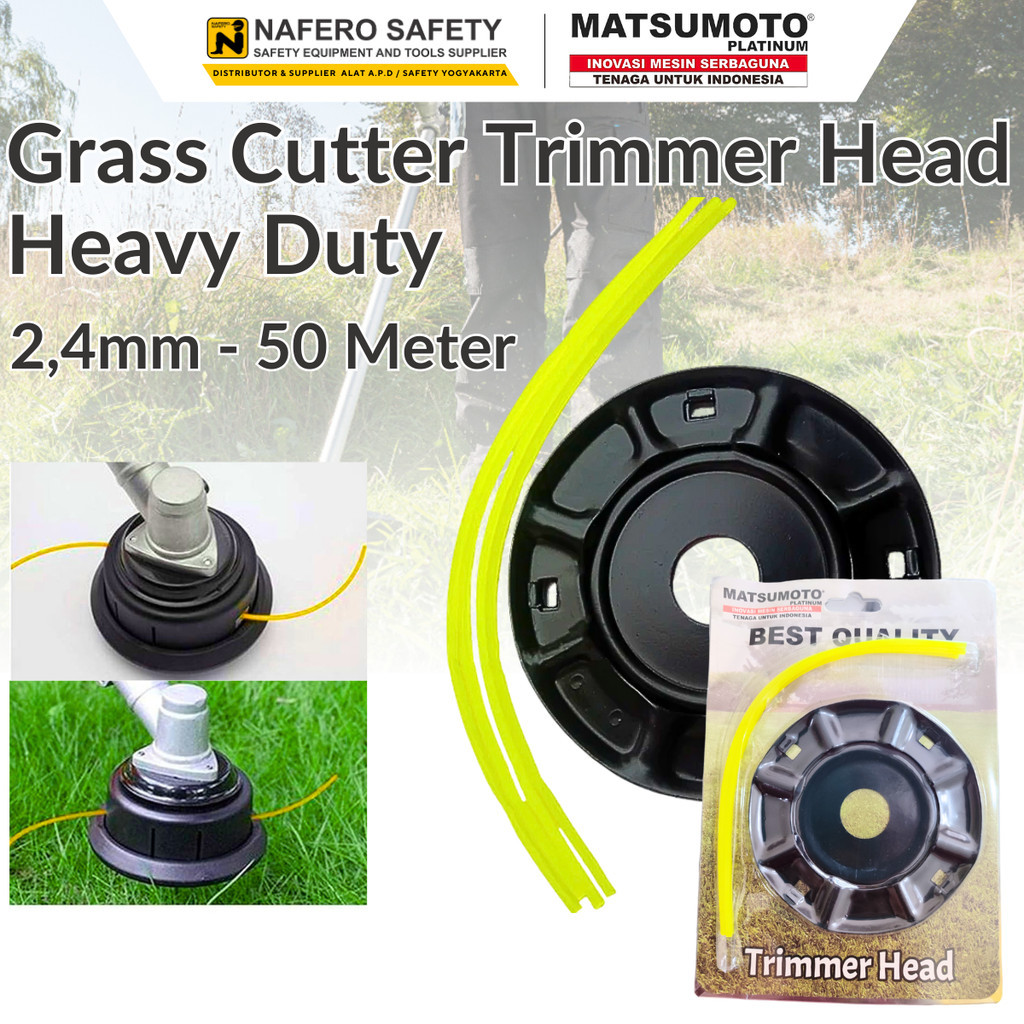 Jual Pisau Potong Rumput MATSUMOTO Trimmer Head Senar Nylon Dan ...