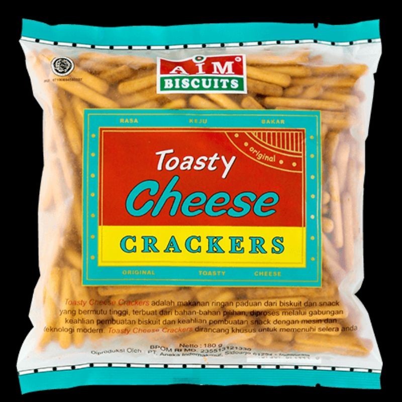 Jual Biskuit Stik AIM Biscuits Toasty Cheese 180 Gram | Shopee Indonesia