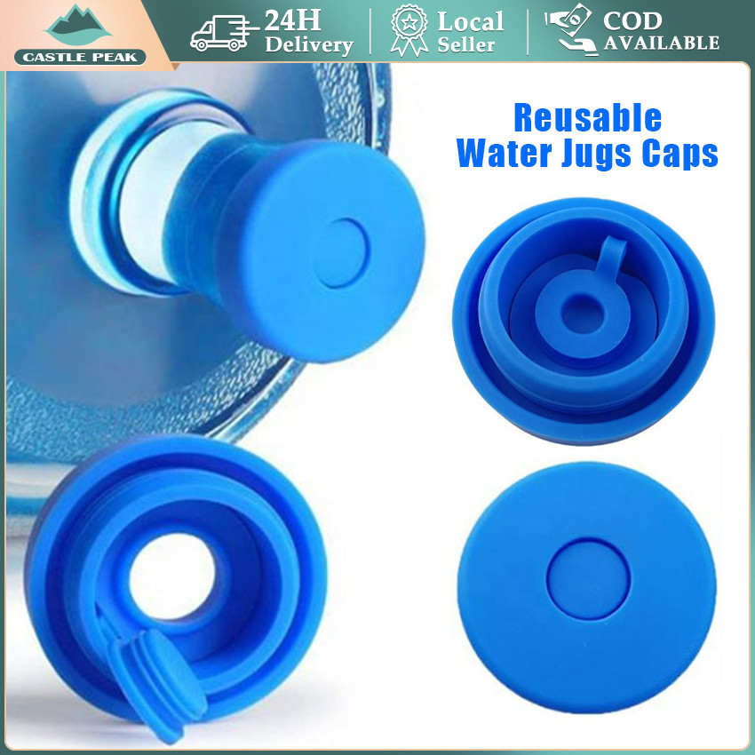Jual Silikon Reusable Water Gallon Bottle Cap Replacement Water Jug Cap ...