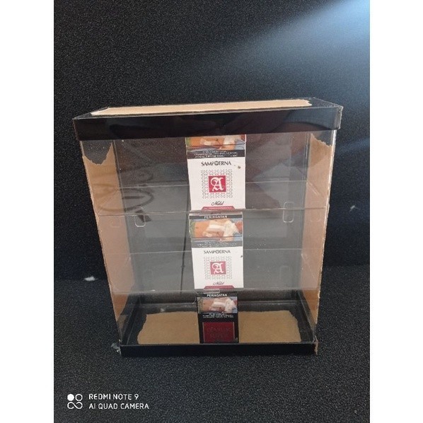 Jual Rak Akrilik etalase mini ukuran 25x10,5x30,5 - Kotak Penyimpanan ...