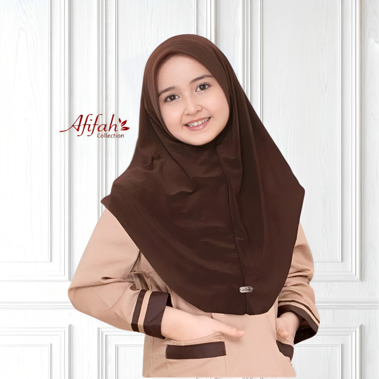 Jual Hijab anak sekolah HAMIDAH jersey premium / Jilbab bergo hamidah anak / jilbab sekolah size ...
