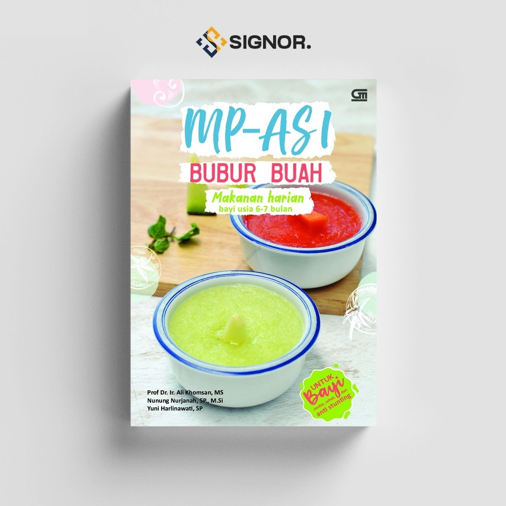 Jual [ID1967] MPASI Bubur Buah Makan Harian Bayi Usi 6-7 Bulan - Ali Khomsan | Shopee Indonesia