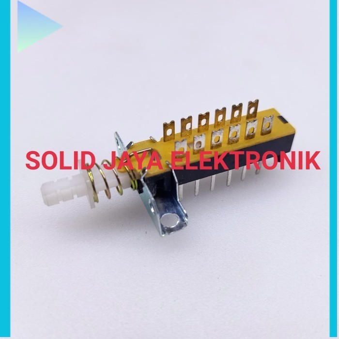Jual SWIT DPDT 12 PIN 2X6 SAKLAR PENCET DPDT 6 KAKI PUSH BUTTON 6 PIN ...