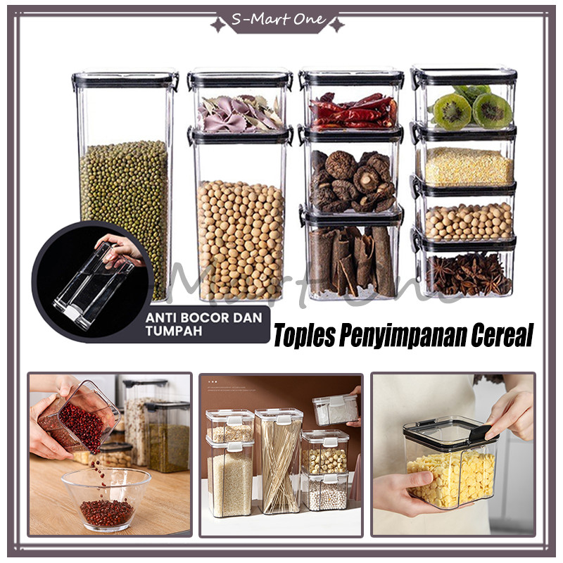 Jual Tempat Bumbu Wadah Snack/ acrylic container Makanan /Food Tempat ...