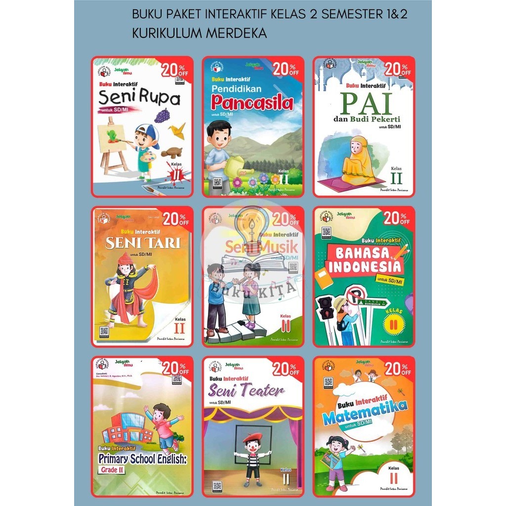 Jual BUKU INTERAKTIF SD KELAS 2 SEMESTER 1&2 KURIKULUM MERDEKA INTAN PARIWARA TAHUN 2024 ...