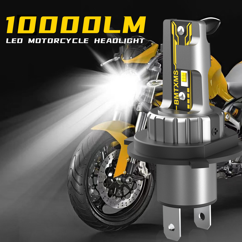 Jual BMTxms H4 LED Motorcycle 9003 HB2 Moto Bulb 50W 10000LM Canbus ...