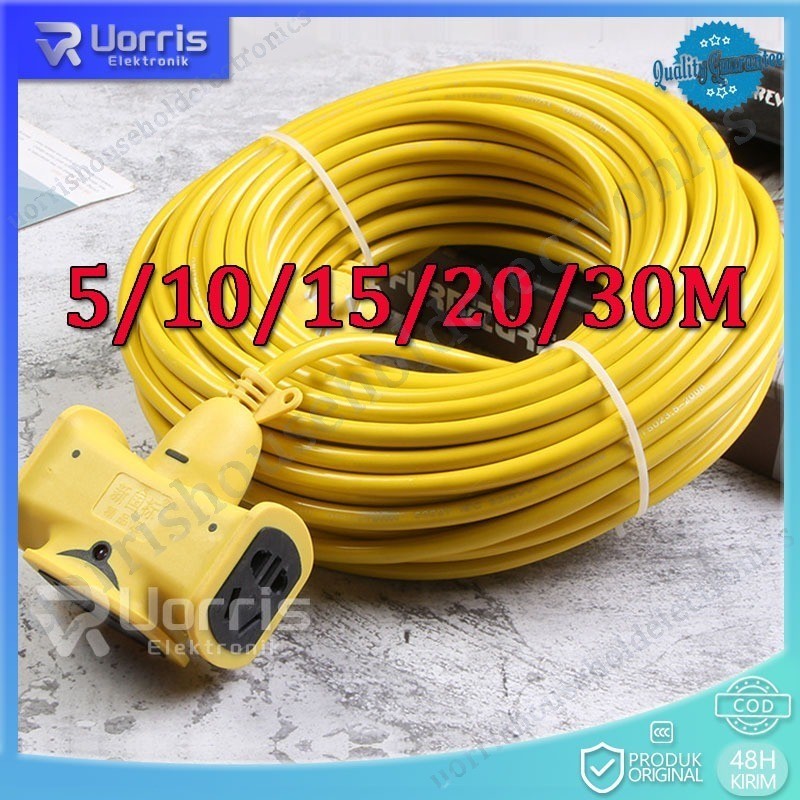 Jual 【COD】30m mtr Kabel Ekstensi 1.5 mm Cable Extension Sambungan Kabel ...