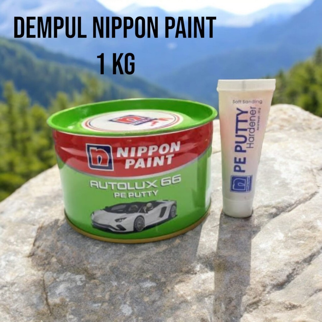 Jual Nippon paint nipsea autolux 1kg,dempul autolux 66 PE putty Nippon ...