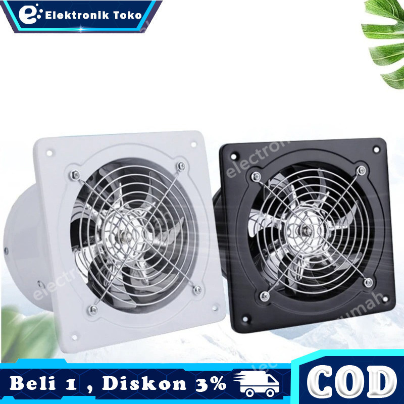 Jual Exhaust Fan Dinding 6 Inch Kipas Exhaust Ventilasi Dinding ...