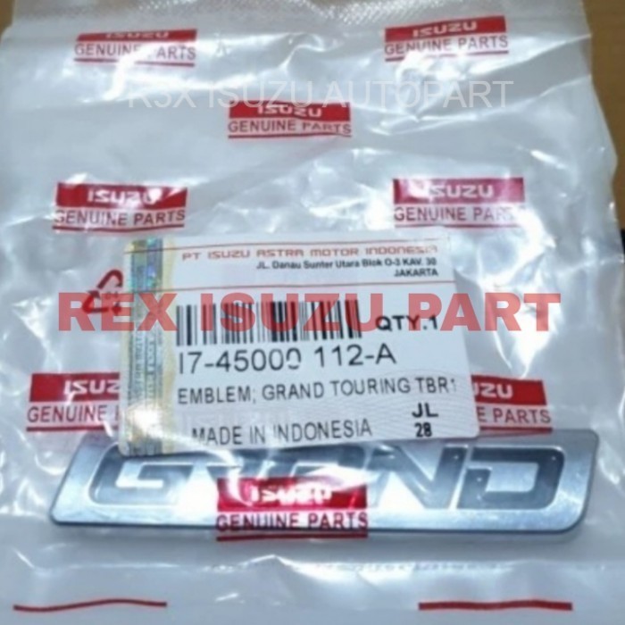 Jual Emblem decal grand Isuzu panther touring ORIGINAL | Shopee Indonesia