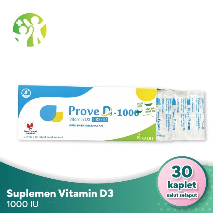 Jual PROVE D3 Tablet - Vitamin D3 1000 IU | Shopee Indonesia