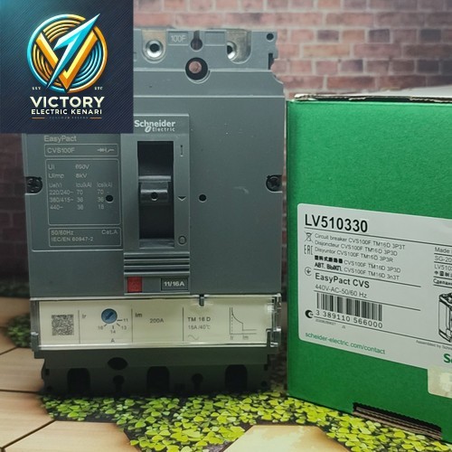 Jual SCHNEIDER MCCB 36KA CVS100F 3P 16A TMD LV510330 Molded-Case Circuit Breaker | Shopee Indonesia