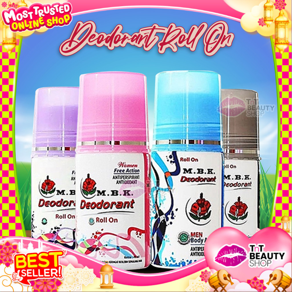 Jual M.B.K Deodorant Roll On 40 ml - Deodorant - Penghilang Bau Badan Wanita | Tnt beauty shop ...