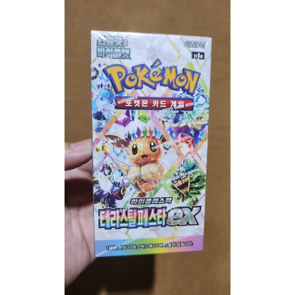 Jual Festival Terastal Booster box Korean Pokemon TCG korea | Shopee Indonesia