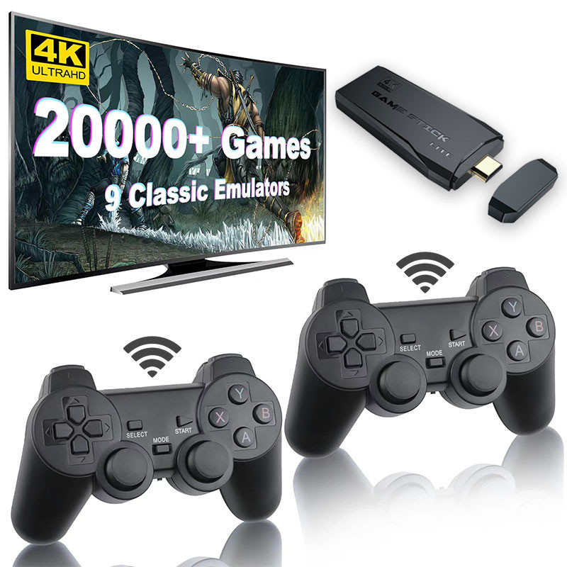 Jual M8 Video Game Console 4K HD TV Portable Handheld Game Console 2.4G ...