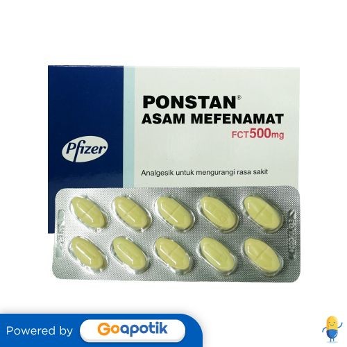 Jual Ponstan Fct 500 Mg Blister 10 Tablet / Anti Nyeri | Shopee Indonesia