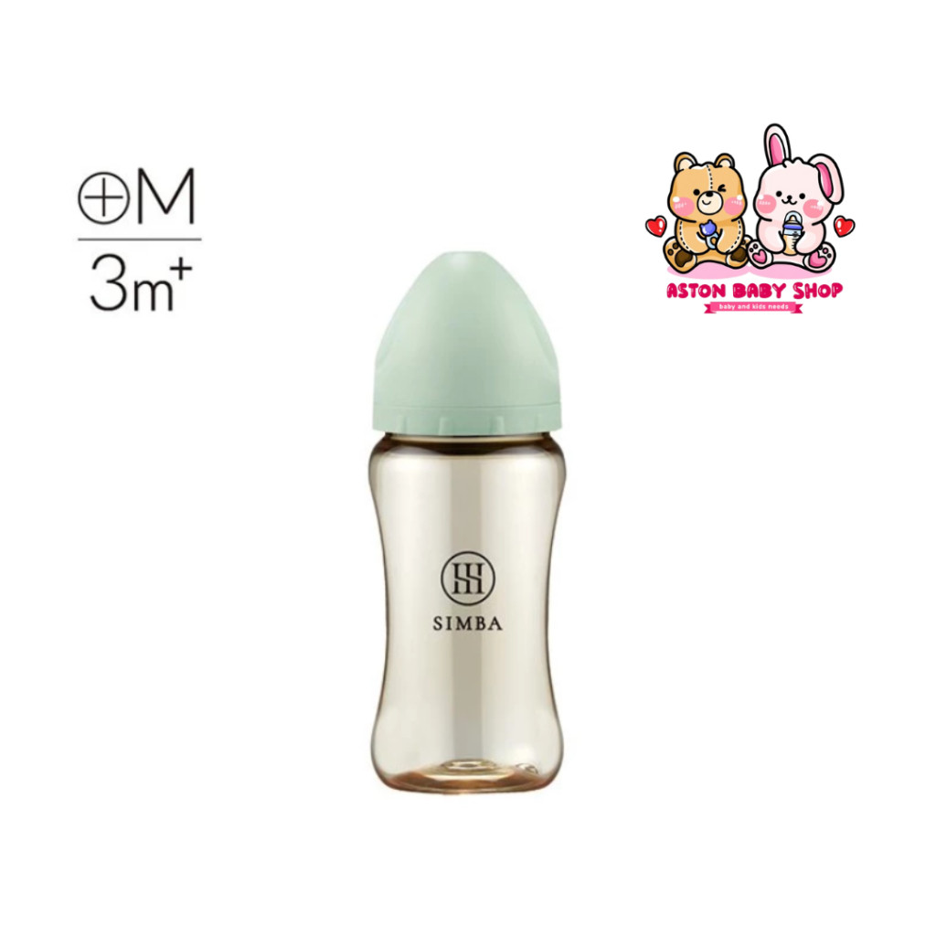 Jual Simba Allonge PPSU Wide Mouth Anti-colic Bottle 270ml Cross Hole - Botol susu bayi | Shopee ...