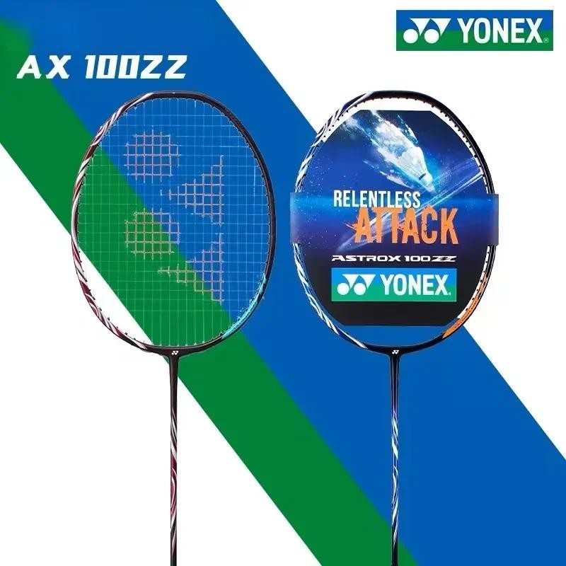 Jual YONEX Badminton Racket ASTROX 100ZZ Blue Red Carbon Offensive Professional Yonex Ax100zz ...
