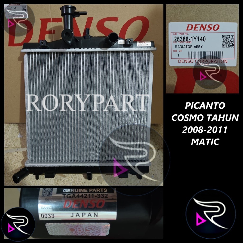 Jual RADIATOR ASSY KIA PICANTO COSMO TAHUN 2008-2011 MATIC ORIGINAL ...