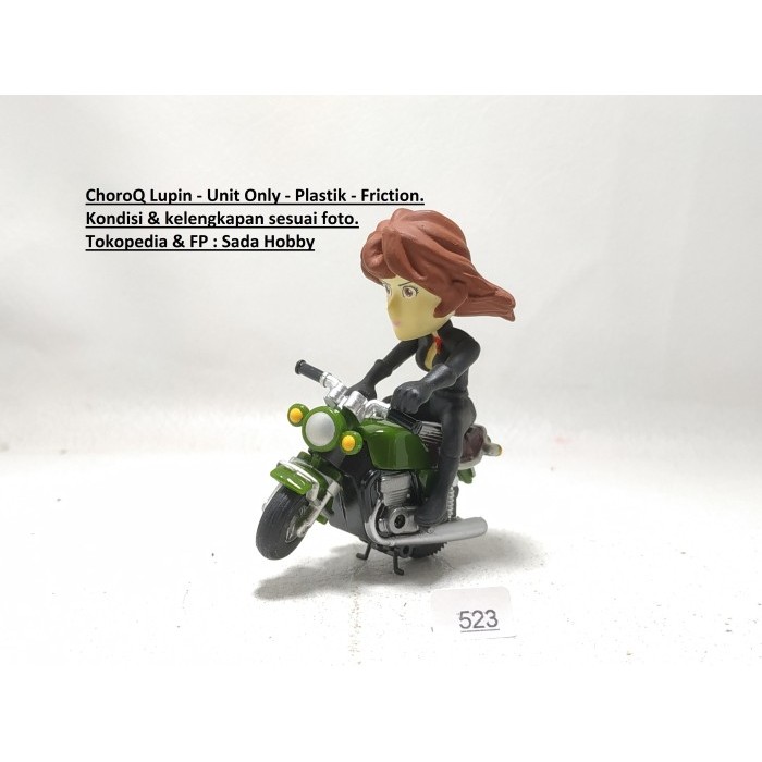 Jual Choro Q Lupin The Third Fujiko Mine Motorbike Unit Only | Shopee ...