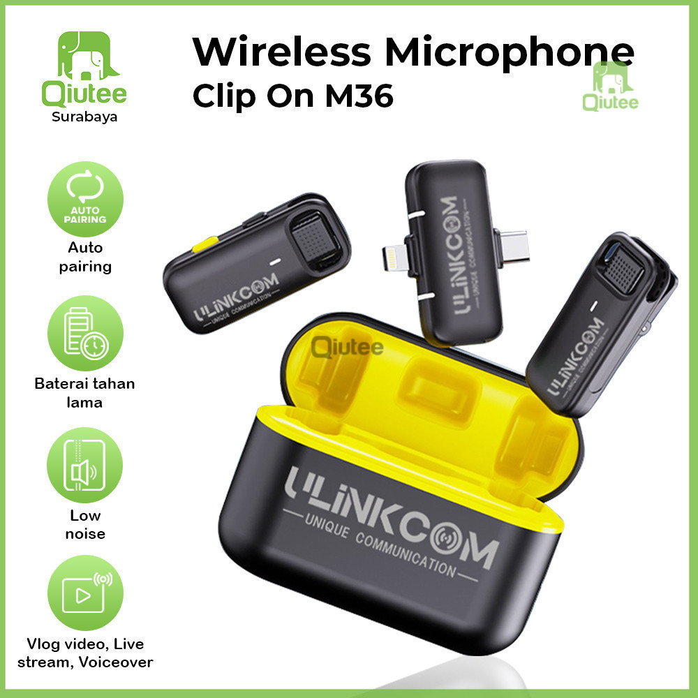 Jual TERMURAH!! Wireless Mic Microphone Mikrofon Clip On System USB ...