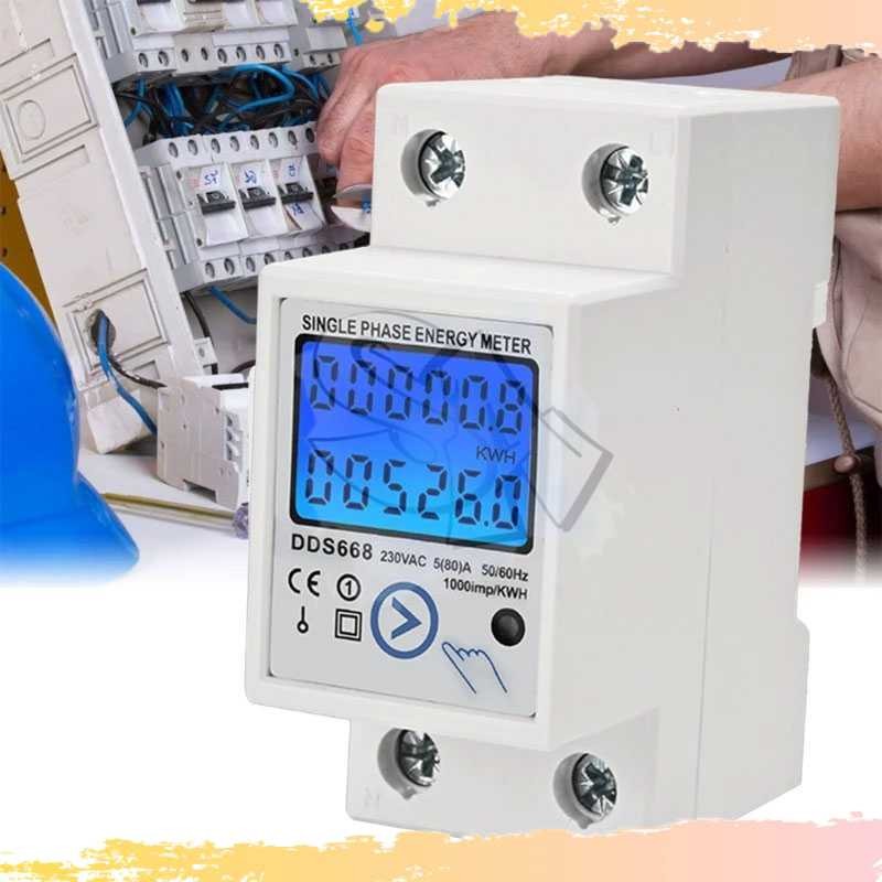 Jual SA - Aideepen Meteran Listrik Digital Din Rail kWh Meter Single ...