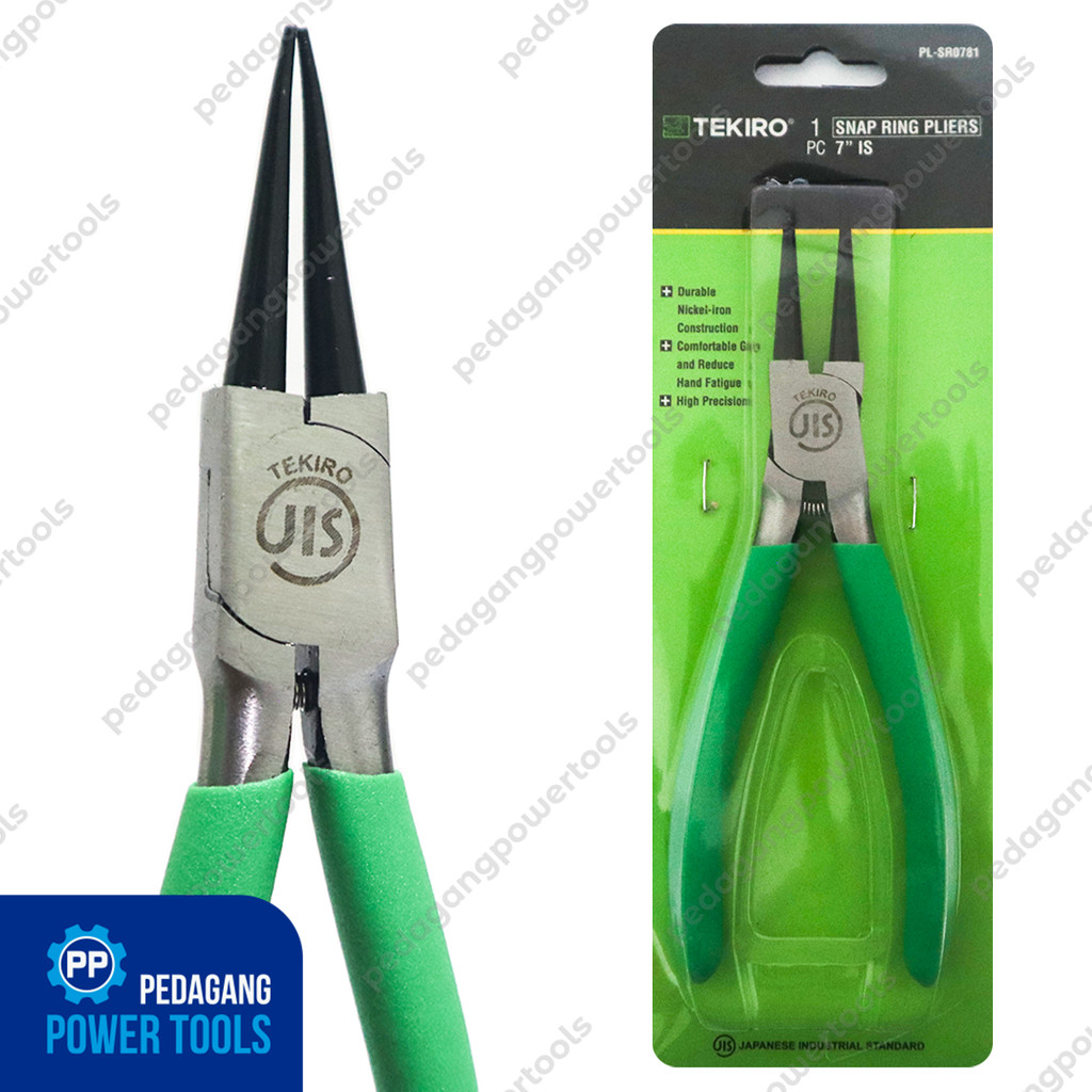 Jual TEKIRO PL-SR0781 Tang Snap Ring Lurus Tutup 7" Tekan Circlip ...
