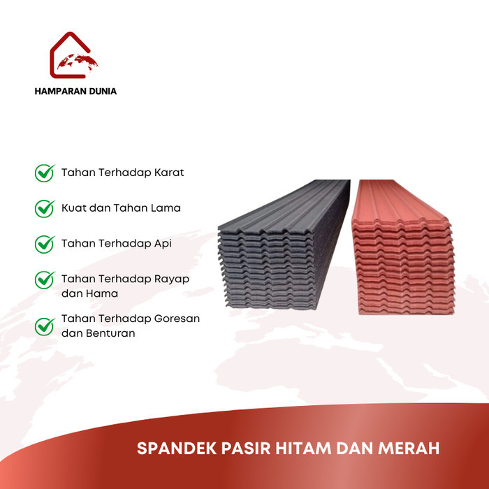 Jual SPANDEK PASIR MERAH/HITAM - (4m, 5m, 6m) | Shopee Indonesia