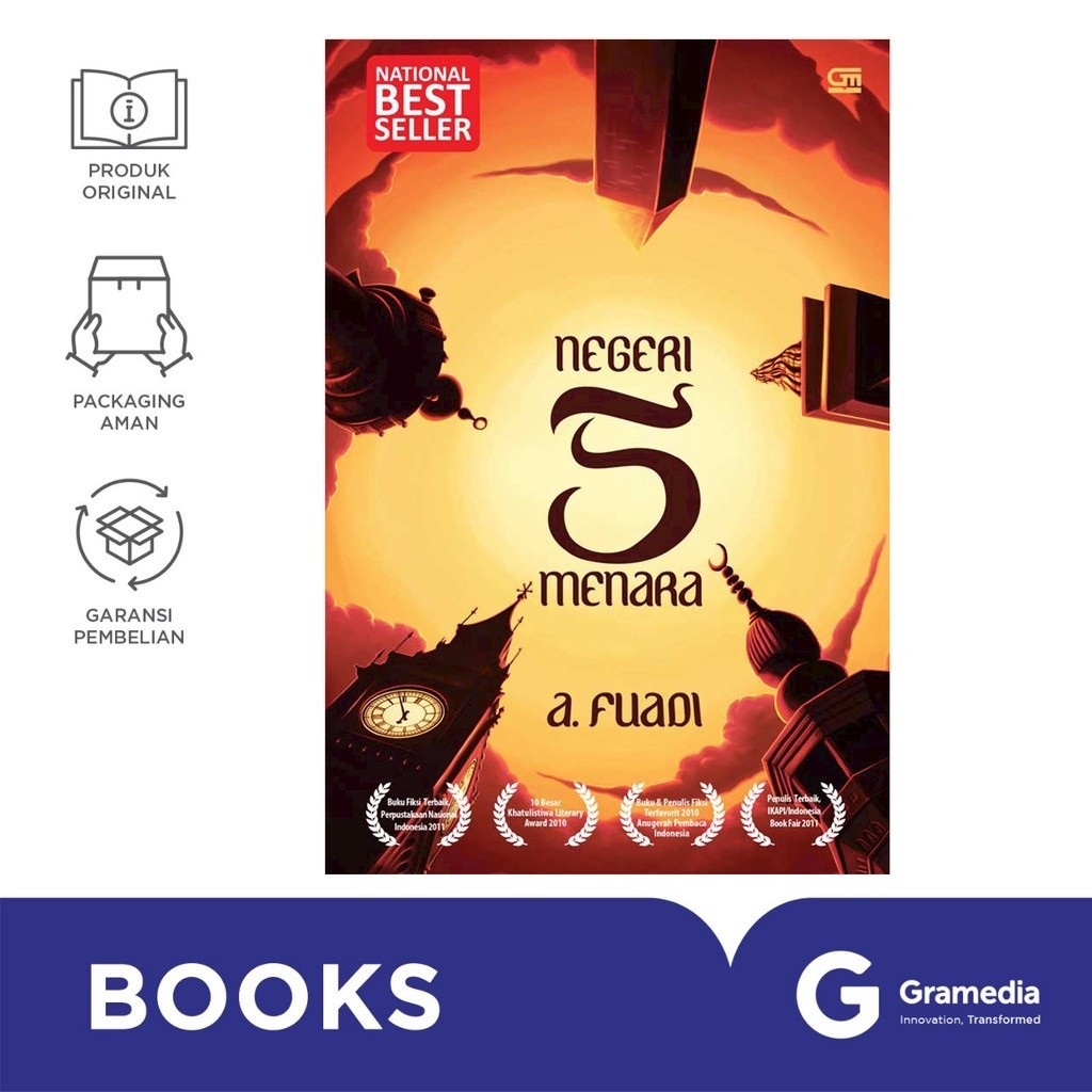 Jual Negeri 5 Menara (Cover Baru) (SBS) | Shopee Indonesia