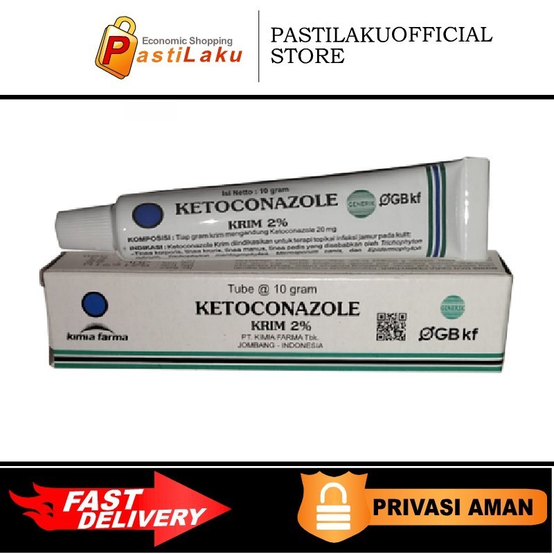 Jual Ketoconazole Obat Jamur Fungi Gatal Kulit Kutu Air, Panu, Kadas, Kurap Salep Cream ...