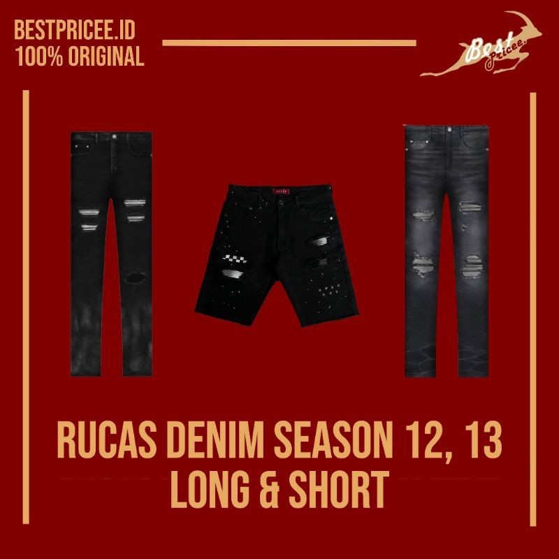 Jual READY RUCAS DIAMOND LEATHER JEANS | RUCAS GRAND COMBINATION SHORT ...