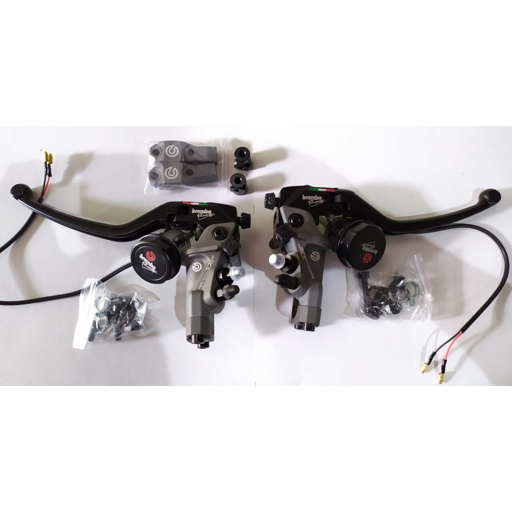 Jual Master Rem Atas Rcs 19 Set + 2 Tabung OLI CNC Brembo | Shopee ...