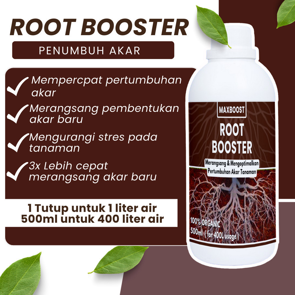 Jual Maxboost - Root Booster Nutrisi Akar Tanaman Hias 500ml ...