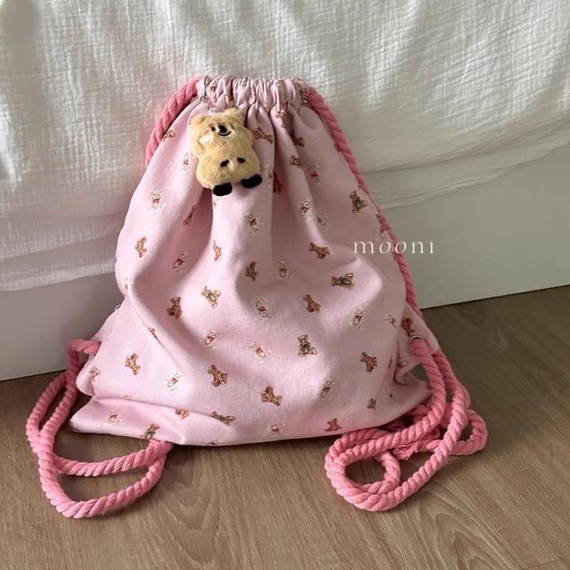 Jual Tas bahu beruang merah muda tas penyimpanan berkapasitas besar tas ...