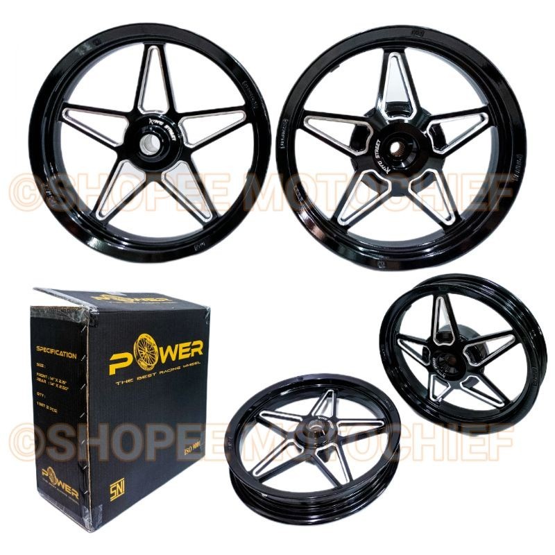 Jual VELG POWER TAPAK LEBAR POWER KING STREET VARIO 110 BEAT FI VARIO ...