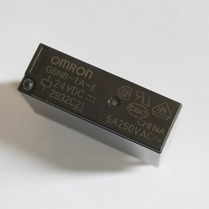Jual RELAY OMRON G5NB 1AE/ 24V DC / 5A 250VAC 4PIN | Shopee Indonesia