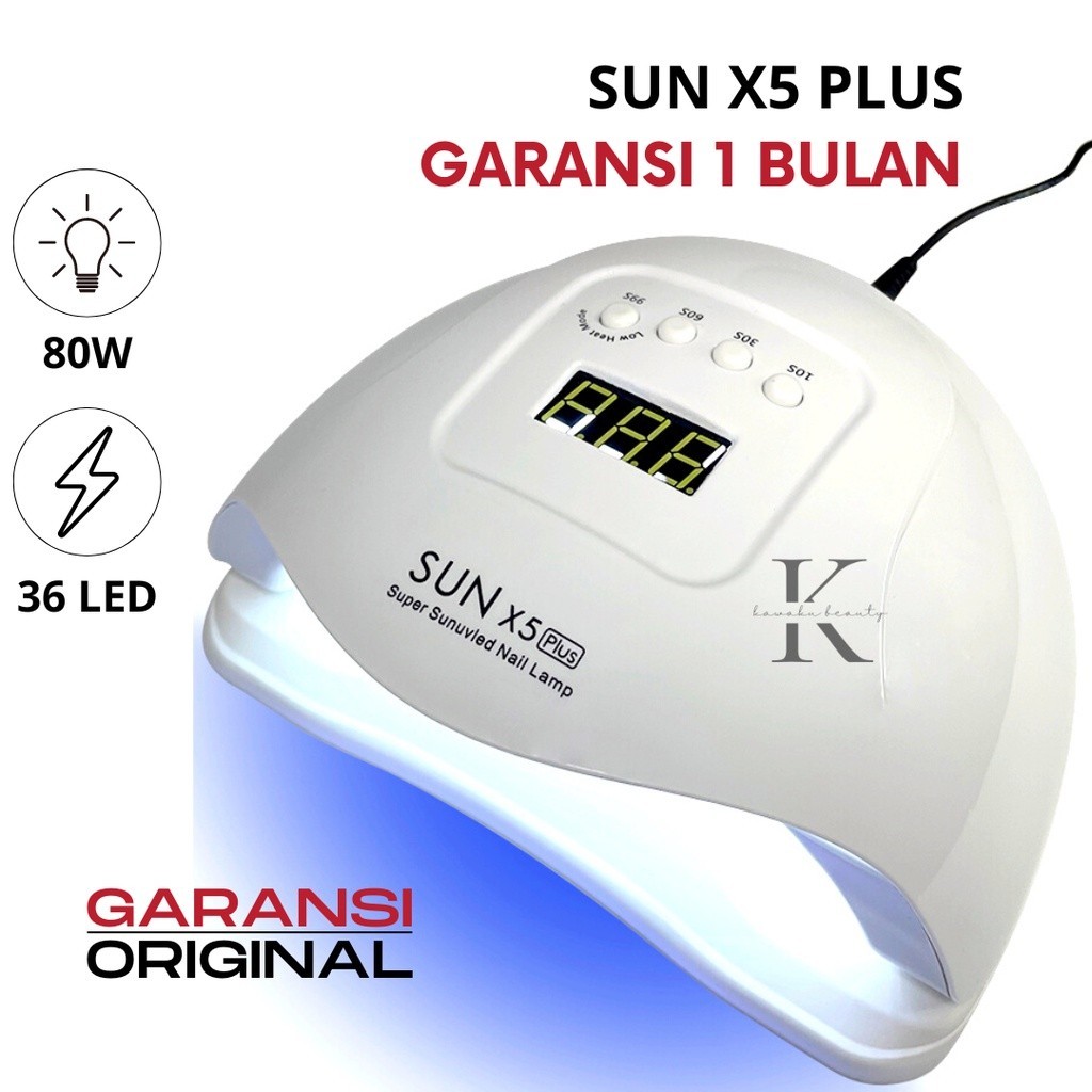 Jual UV LED SUN LAMP X5 Max Nail Dryer / Lampu pengering kutek / alat ...