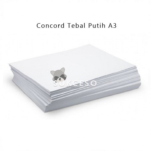 Jual Concord Tebal Putih A3 Kertas Cover Piagam Sertifikat Berkualitas ...