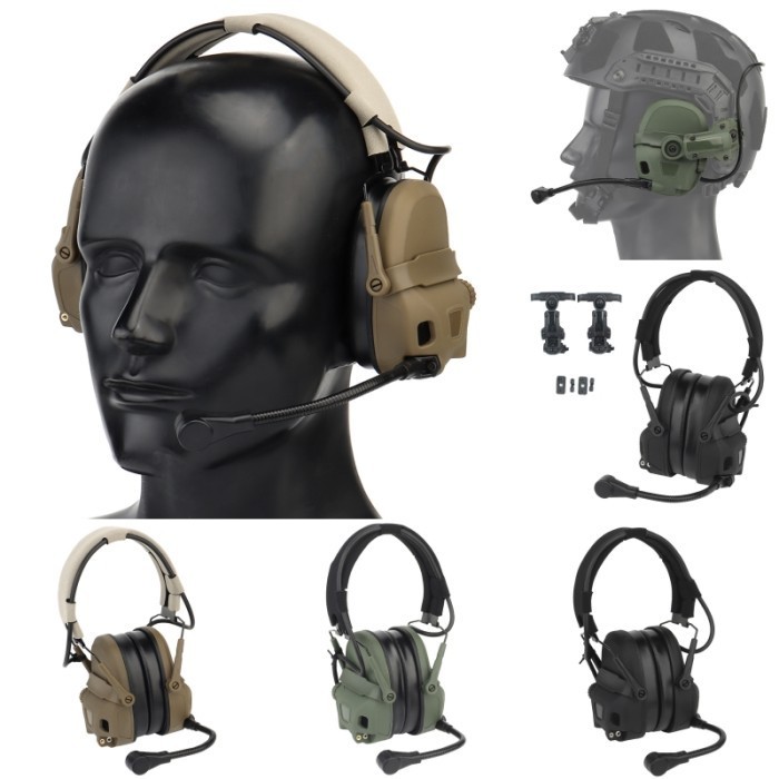 Jual Opscore Reps AMP Headset Dummy Replica Helm Mounted Tactical Dumi ...