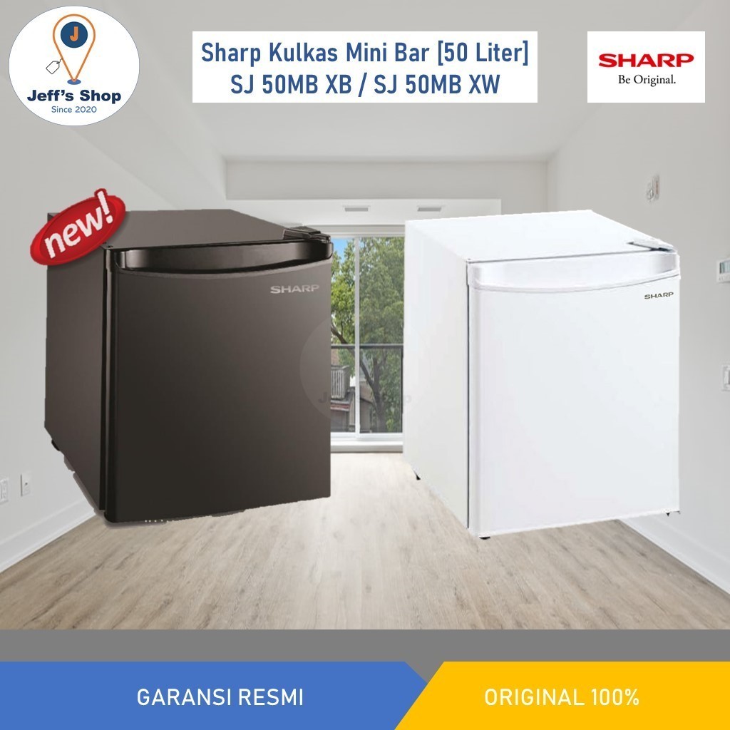 Jual Sharp Kulkas Mini Bar [50 Liter] SJ 50MB XB / SJ 50MB XW | Shopee ...