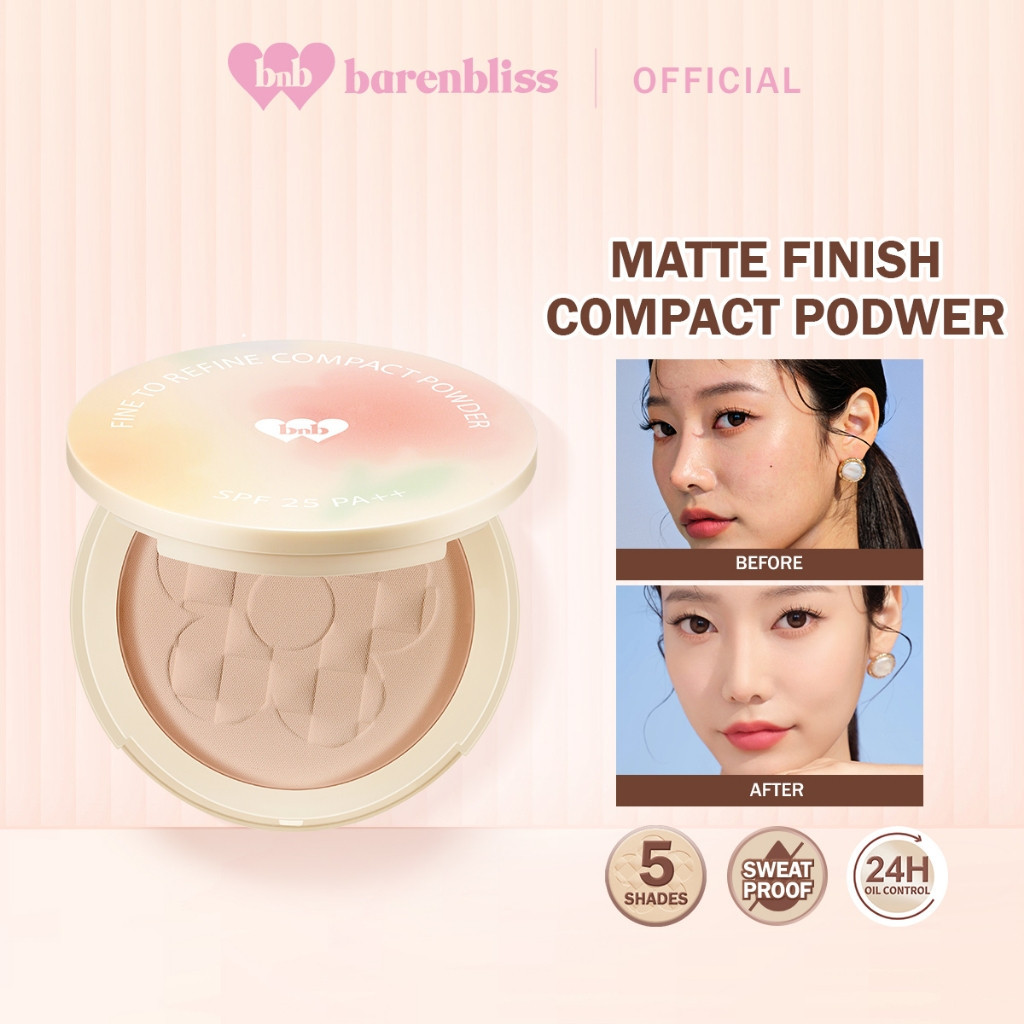 Jual BNB barenbliss Korean Bloomatte Fine to Refine Compact Powder ...