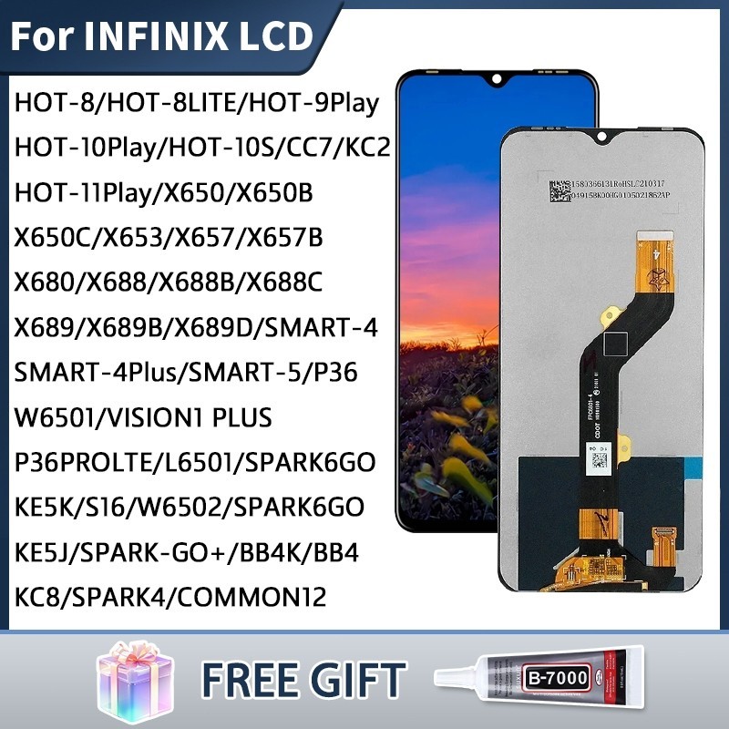 Jual LCD INFINIX HOT8/8LITE HOT9play/10Play/10S/11Play X650/B/C X653 ...
