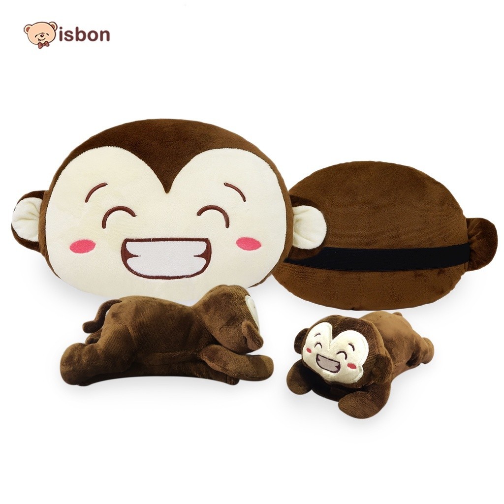 Jual Boneka bantal mobil monyet dan aksesoris sabuk pengaman sealt belt ...